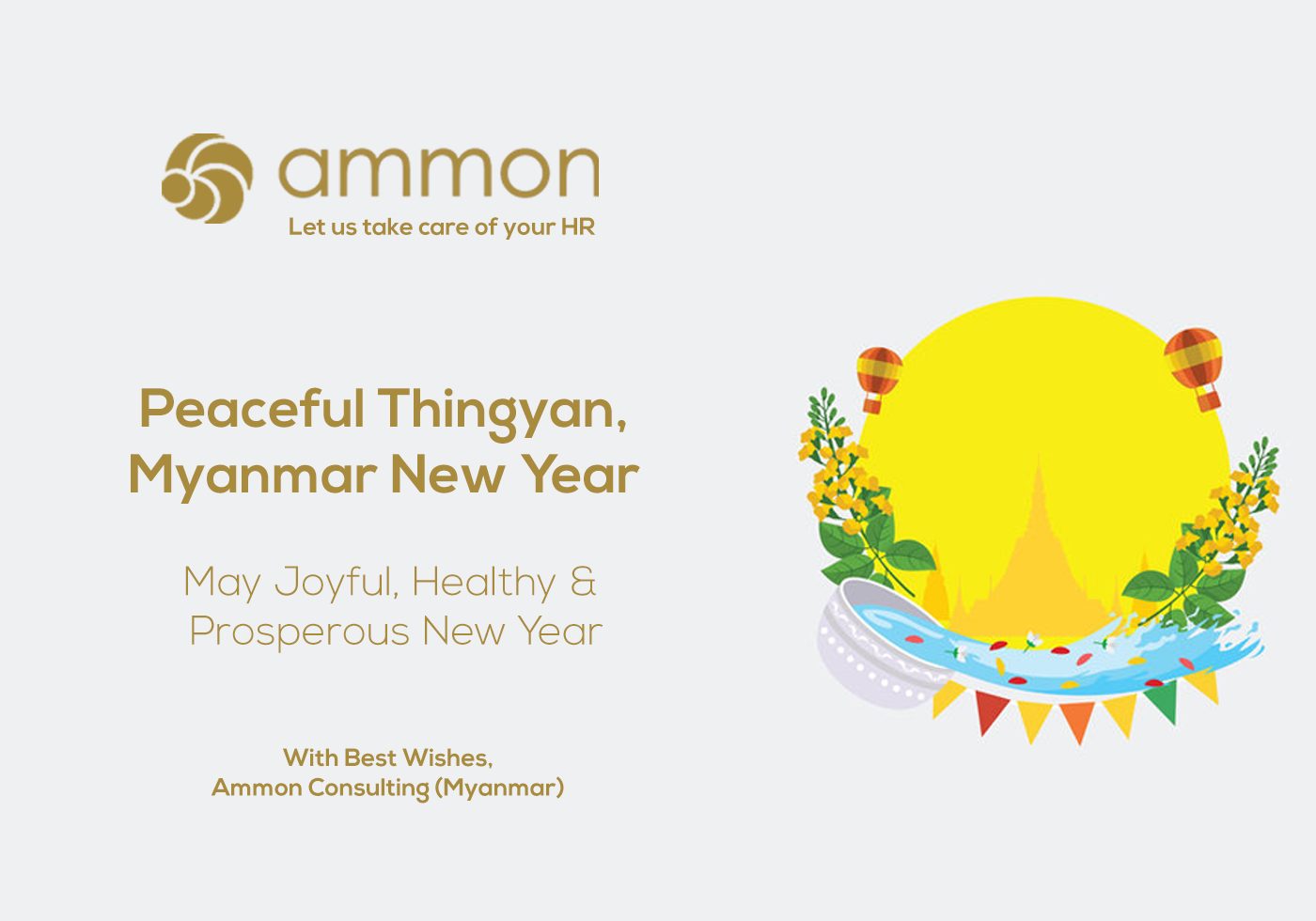 Happy Thingyan Festival & Myanmar's New Year 2021 - Ammon | HR ...