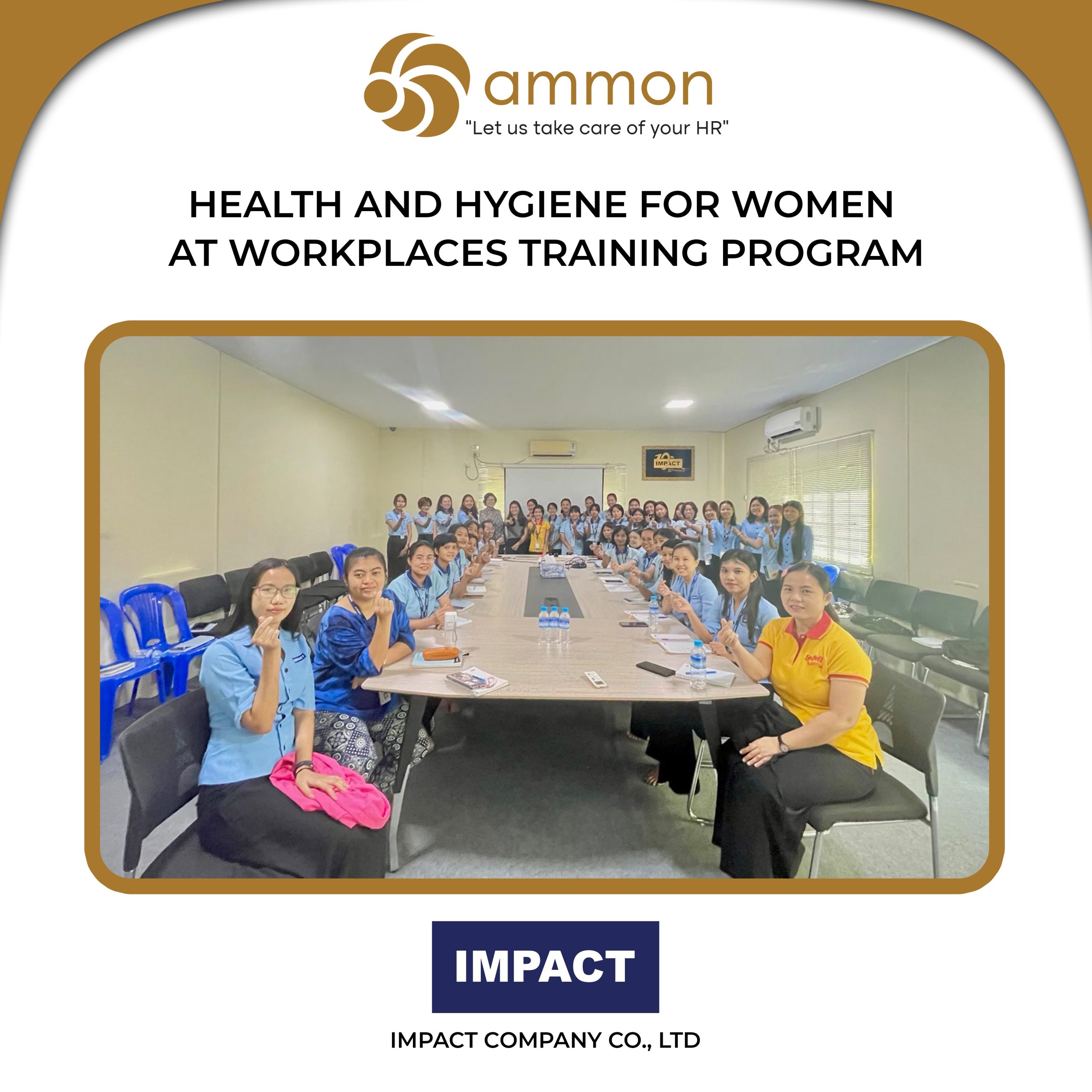 Health and Hygiene for Women at Workplaces Training Program - Ammon ...