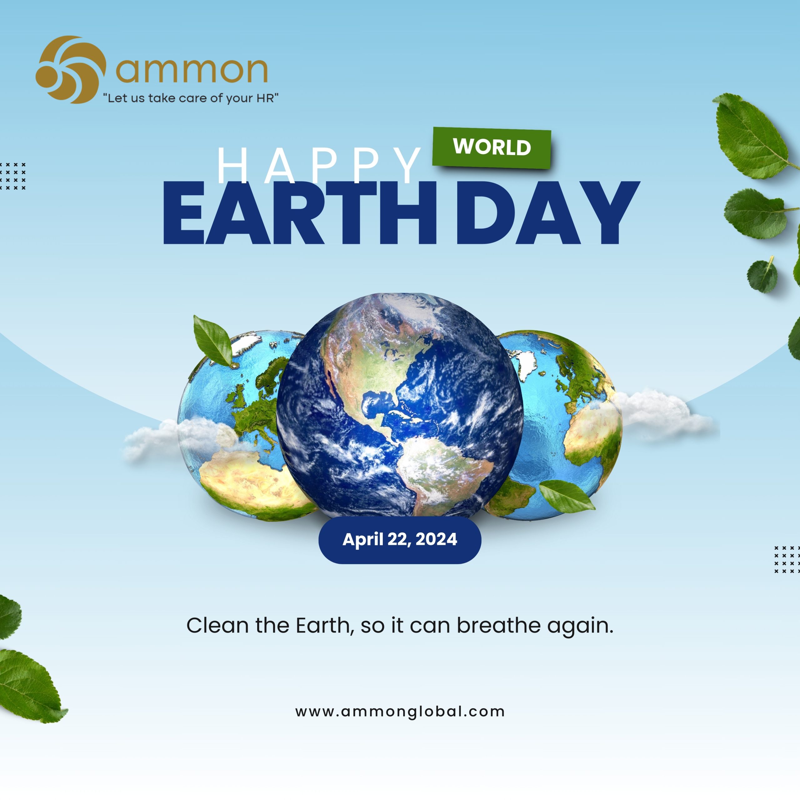 World Earth Day 2024 - Ammon | HR Outsourcing Services