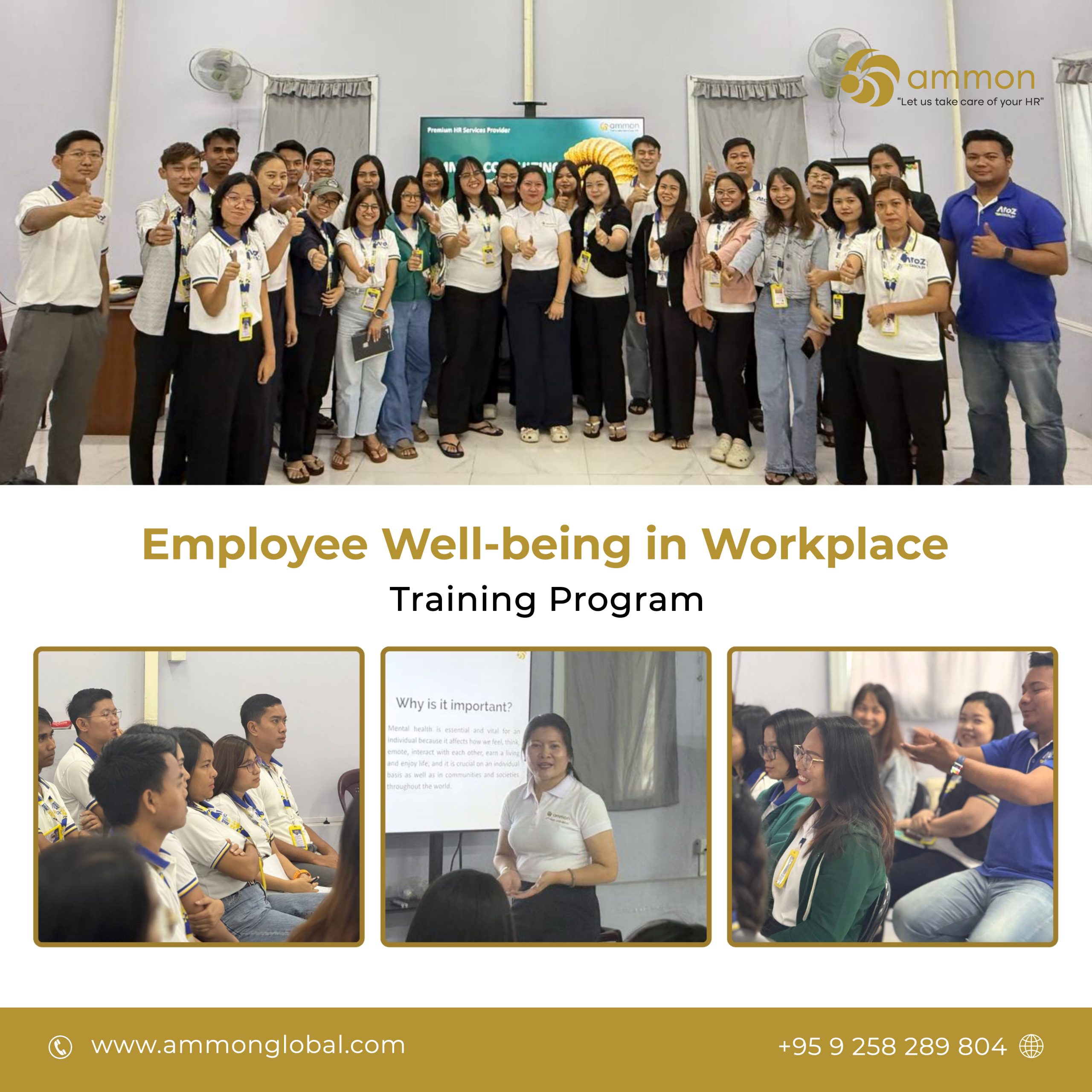 Employee Well-Being Training Program - Ammon | HR Outsourcing Services